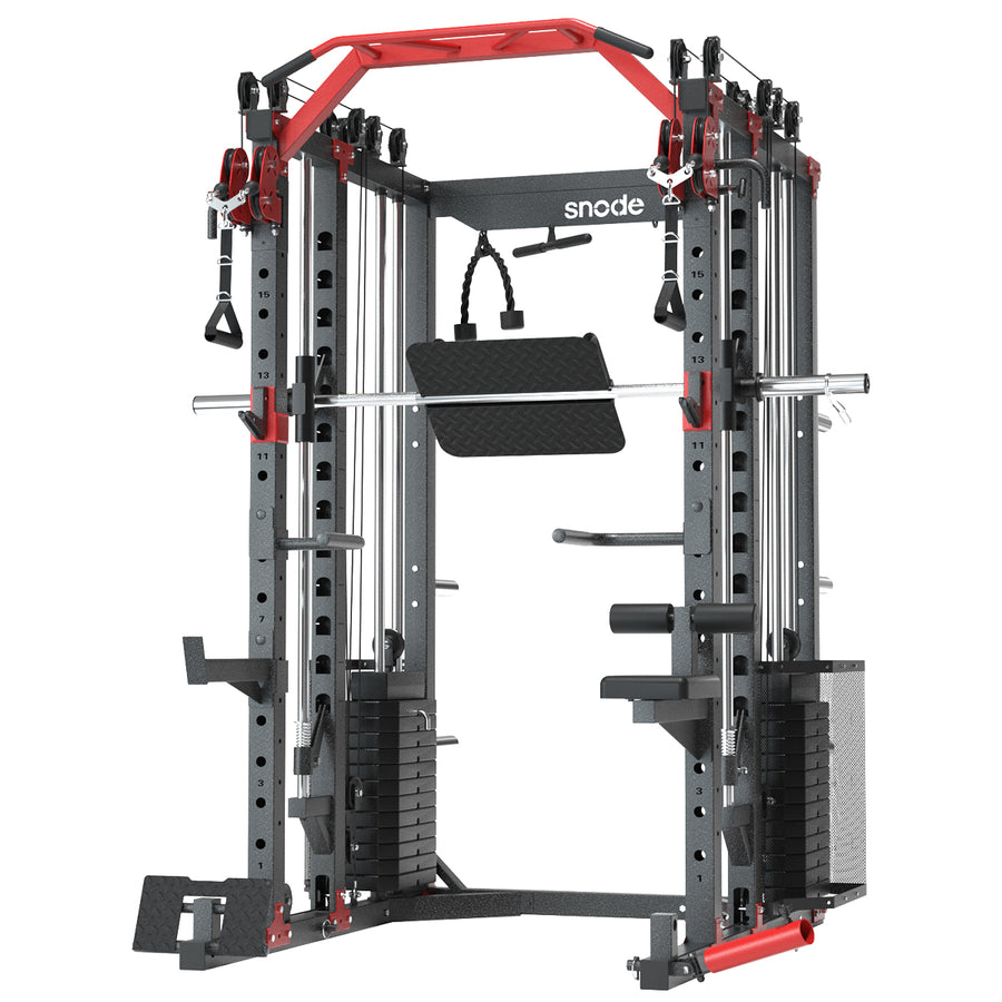 Snode Home Gym Smith Machine - ALL10 Pro with 350LB Stack