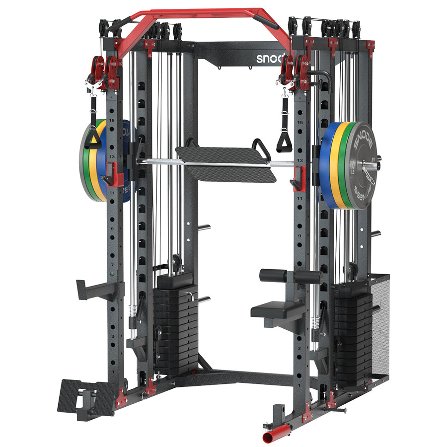 Snode Home Gym Smith Machine - ALL10 Pro with 350LB Stack