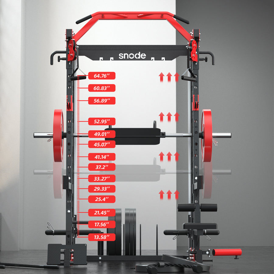 All-in-one Home Gym Smith Machine Power Rack | Snode Sport