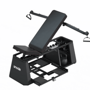 Snode 4-in-1 Adjustable Storage Bench with Cable Crossover – Snode Fitness