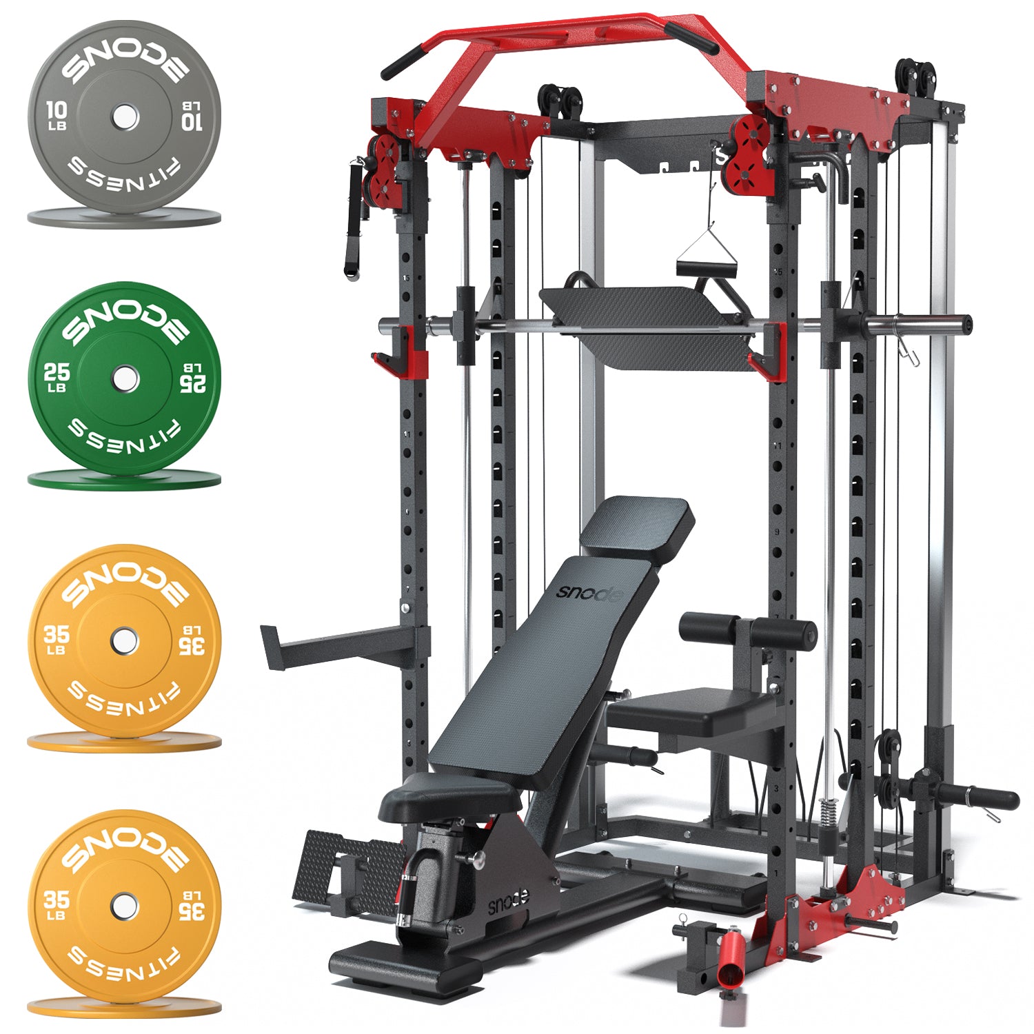 All-in-one Home Gym Smith Machine Power Rack | Snode Sport
