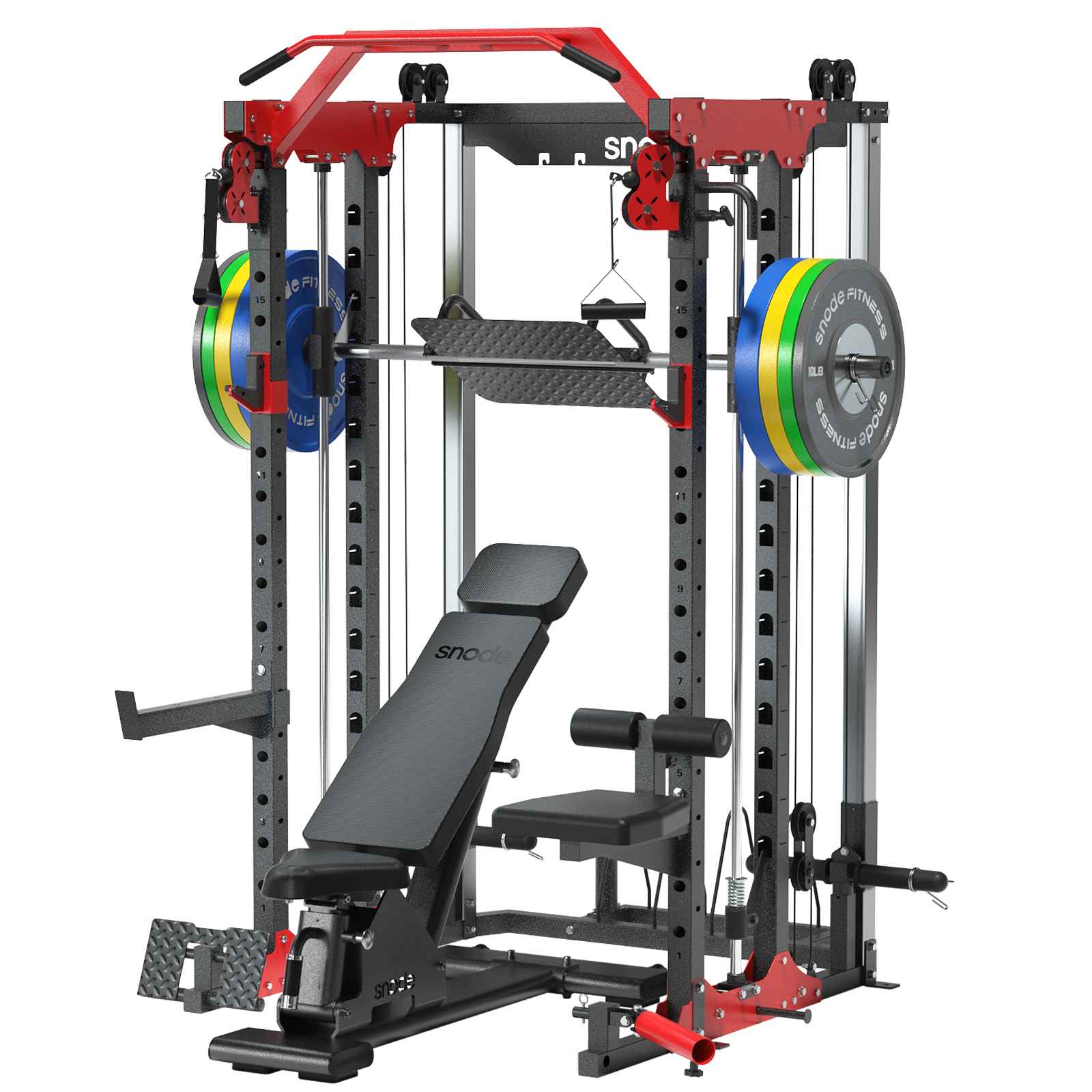 Snode ALL10 Plus Smith Machine Functional Trainer Power Rack – snode sport
