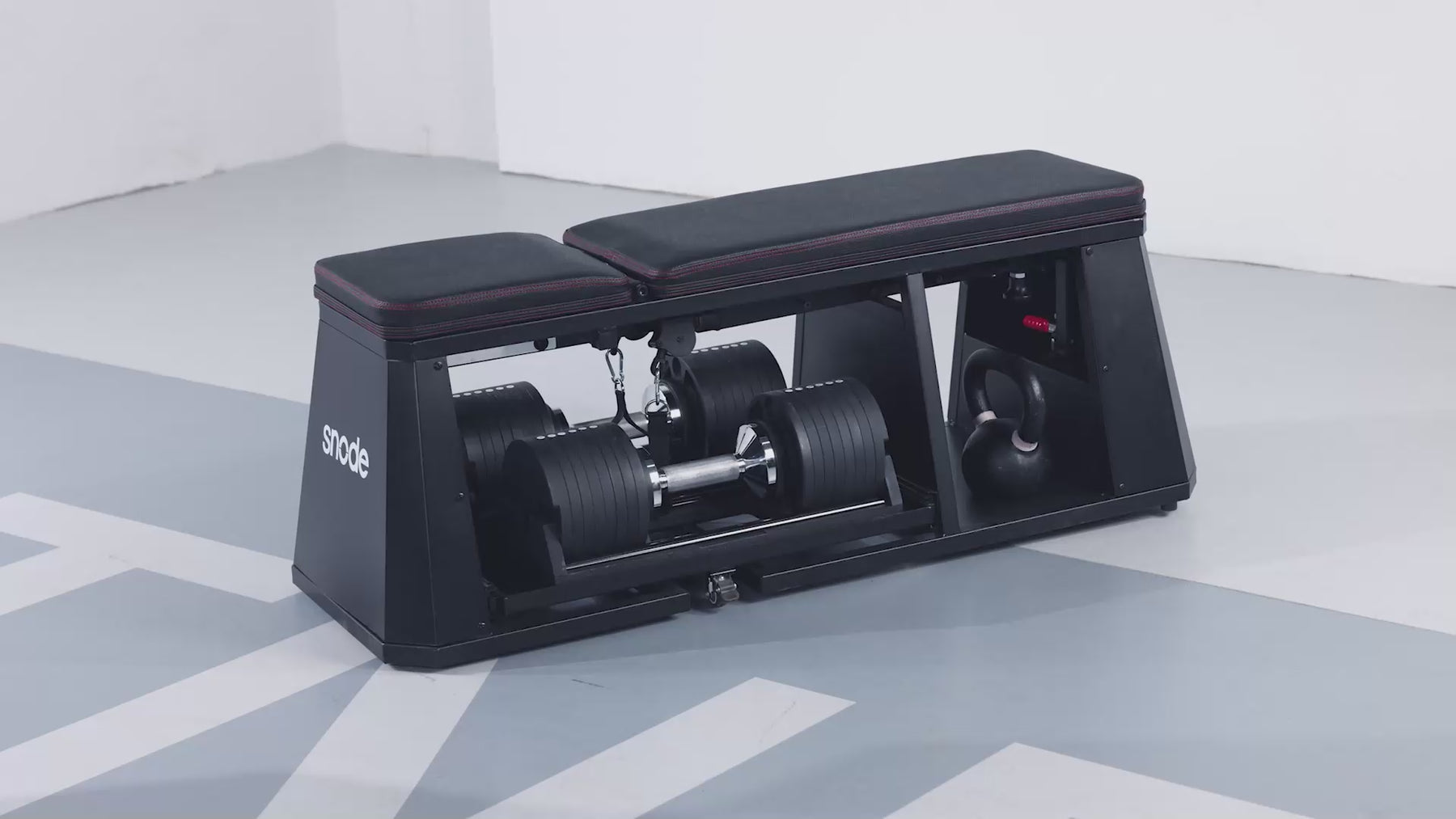 4 in 1 Adjustable Storage Bench + Cable Crossover | Workout Benches